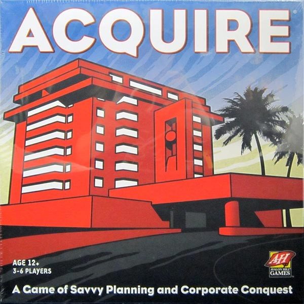 Review of Acquire, the Board Game with Many More Buyers than Sellers